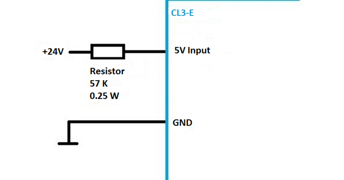 Applying 24V to 5V only digital inputs | Nanotec