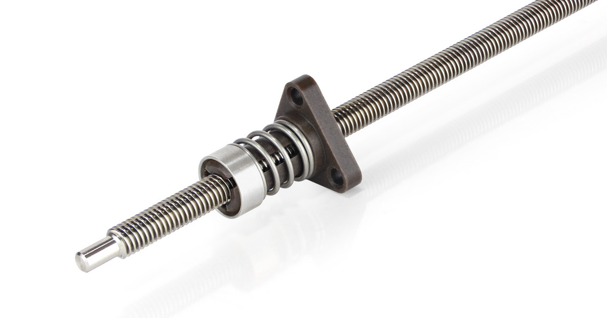 Precise Radial Anti-backlash Nut with Helical Spring | Nanotec