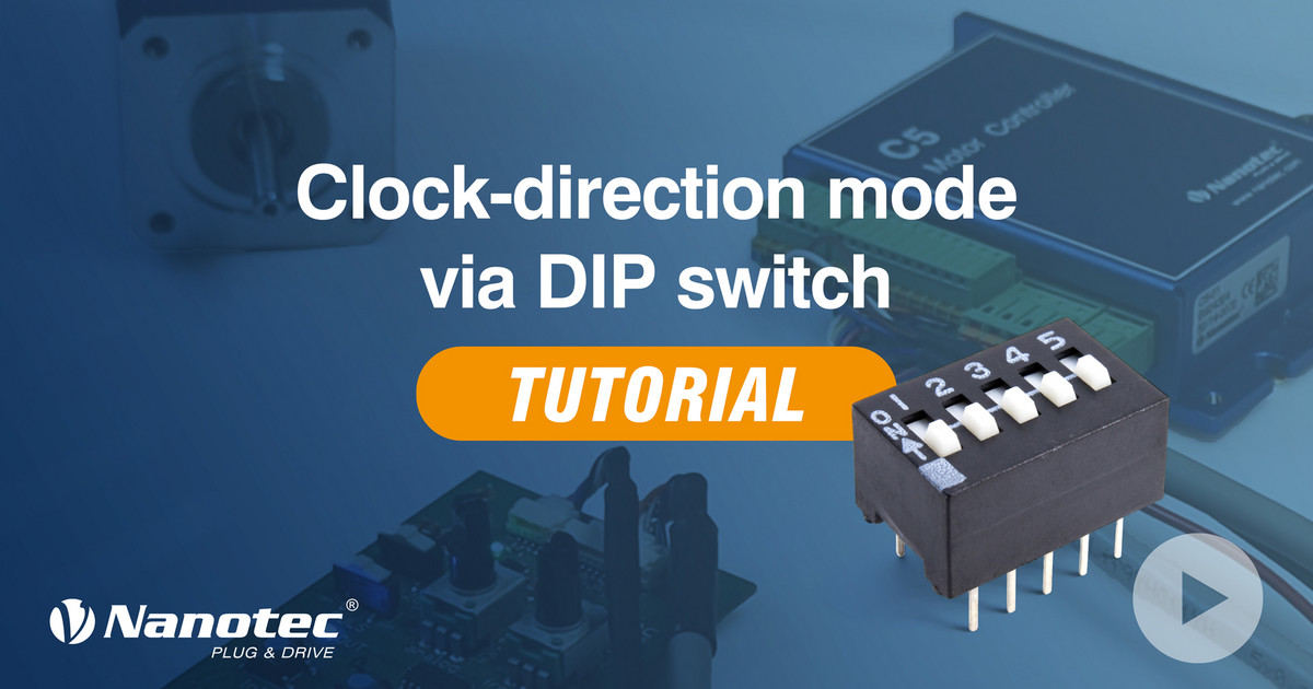 How to parametrize motor controllers/drives… | Nanotec